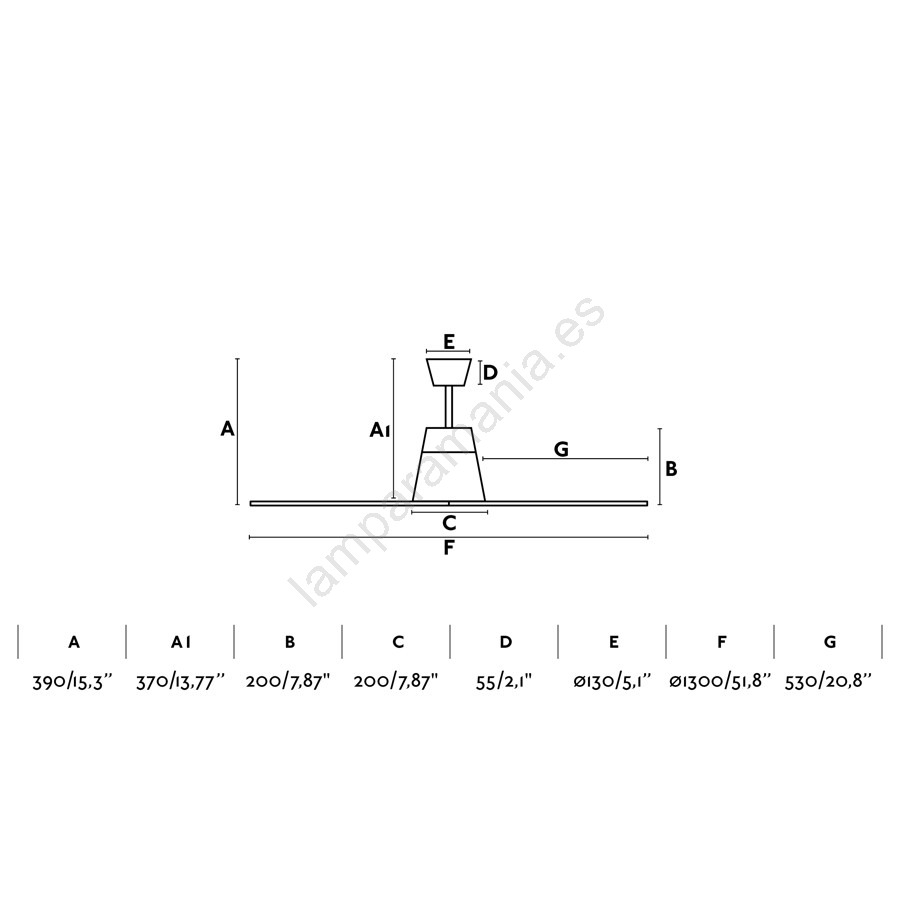 FARO 33480 - Ventilador de techo TYPHOON IP44 Ø 130 cm blanco + control ...